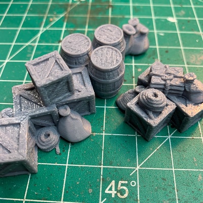 Cargo Piles Dnd Miniature Terrain, Dungeons and Dragons, D&D, Wargaming ...