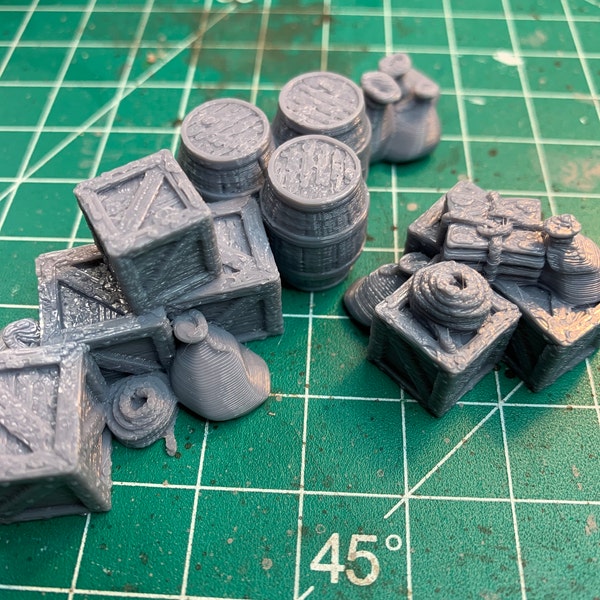 Cargo Piles Dnd Miniature Terrain, Dungeons and Dragons, D&D, Wargaming ...