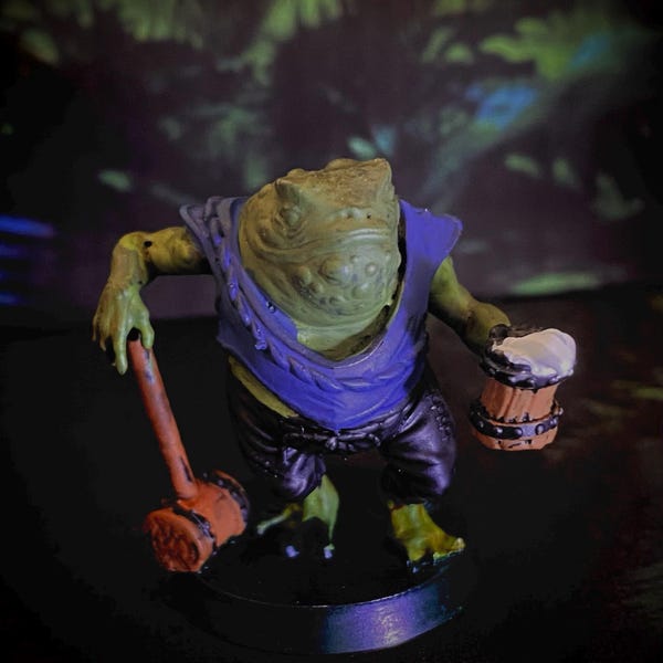 Frogfolk Miniature Pack - Bullywug & Grung-inspired Dnd Minis, Frog ...