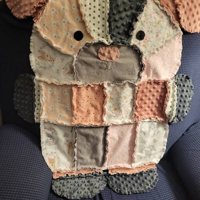 PDF Pattern for Puppy Shaped Rag Quilt-baby Quilt. - Etsy