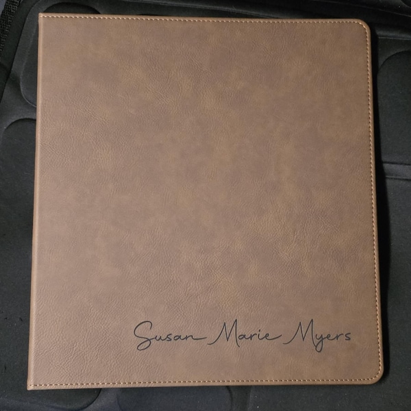 Custom Monogram Portfolio, Initial Padfolio, Personalized Portfolio ...