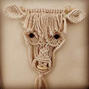 DIY Macrame Cow Macrame Tutorial Macrame Pattern Macrame - Etsy UK