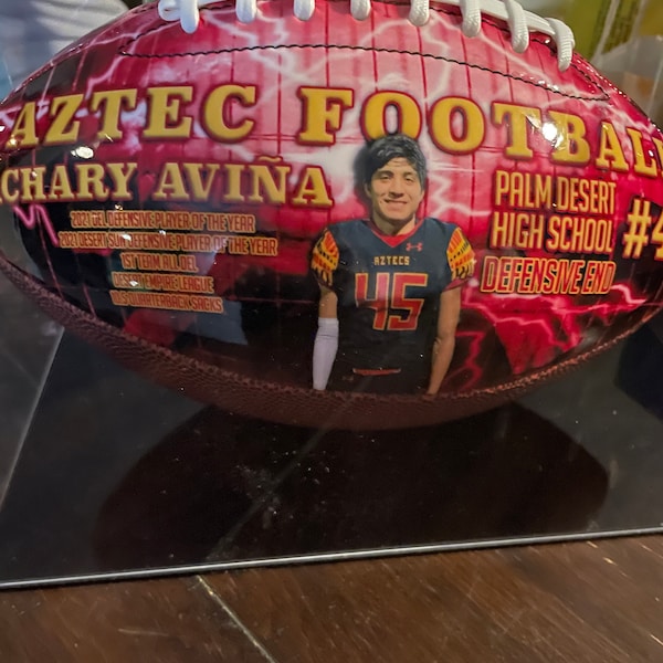 Custom Made Football - Personalized Football Gift, Customized Football ...