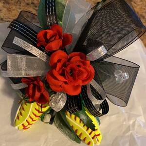 Softball Sport Buds Roses - Etsy