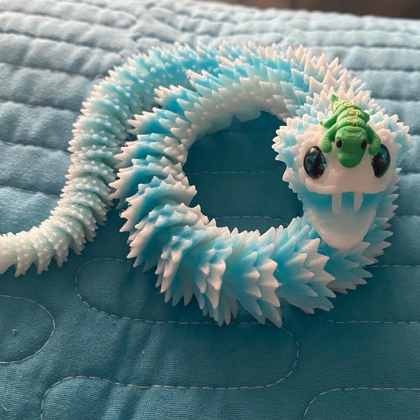 3D Printed Flappy Jacks Articulating Stingray Fidget Toy - Desk Decor ...