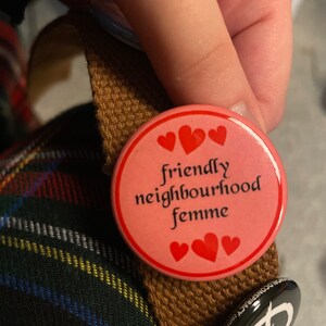Queer Friendly Neighbourhood Queer 1.5 Button Pin LGBTQIA Pride - Etsy