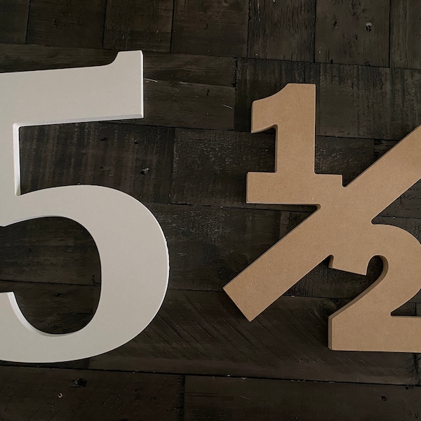 5 Sign Photo Prop for Fifth Birthday Photo Shoot for Kids - Wooden ...