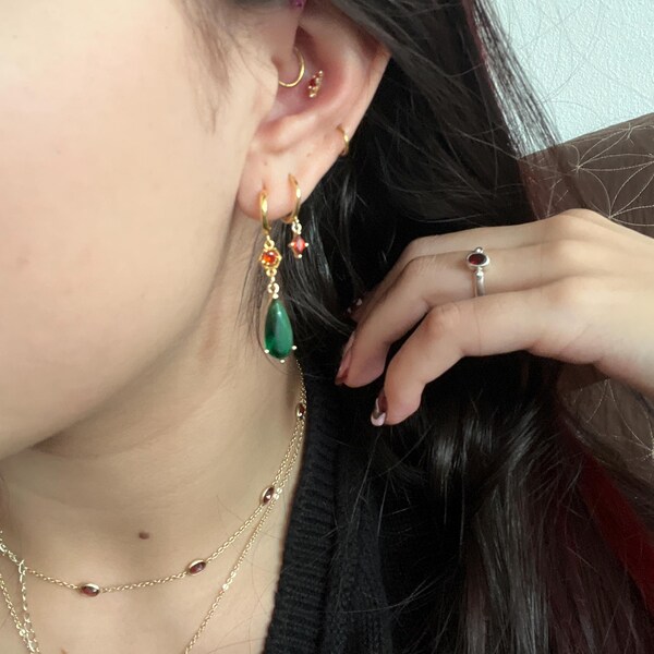 Plated With 14K Gold S925 Silver Howl Earrings Howls Moving Castle Sterling Silver - Etsy