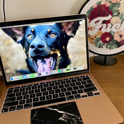 Black Marble Vinyl Trackpad, Mousepad Tech Accessories, MacBook Decal ...