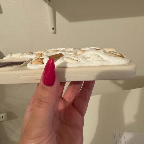 Shades of Brown: Handmade Shell Cell Phone Case/ Seashell Cell Phone ...