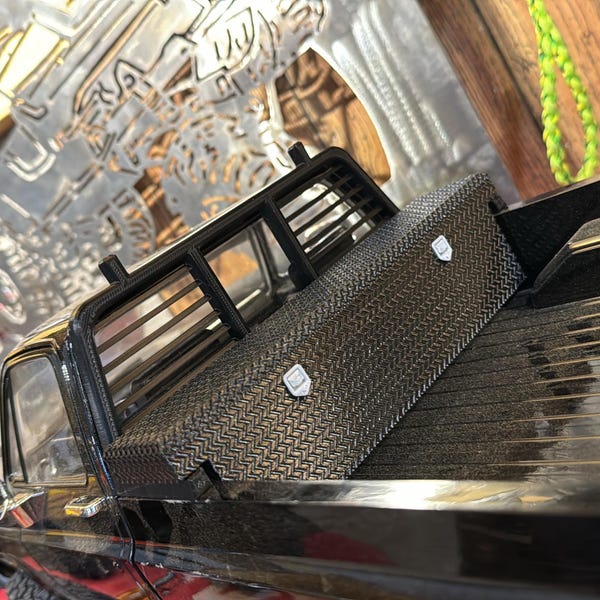 CEN F250 / F450 Headache Rack and Diamond Plate Toolbox - Etsy