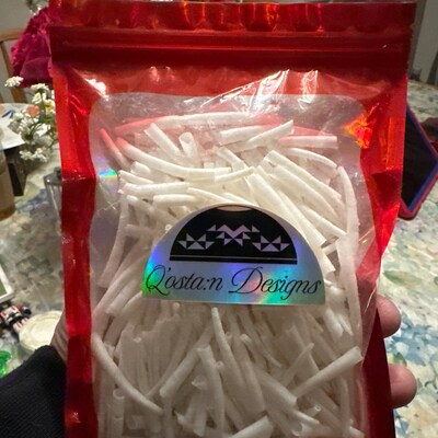 1/2 Lb, Large Smooth Dentalium Shells, Dentalia, Native American ...