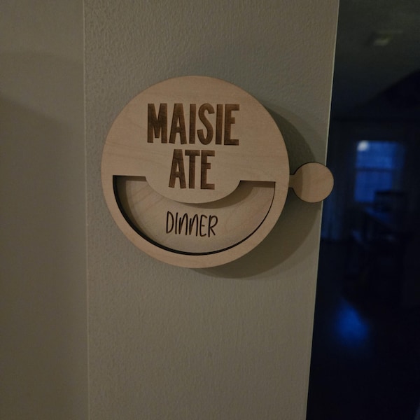 The Cat is Inside or Outside Reminder Sign - Cat In/out Wooden Door ...