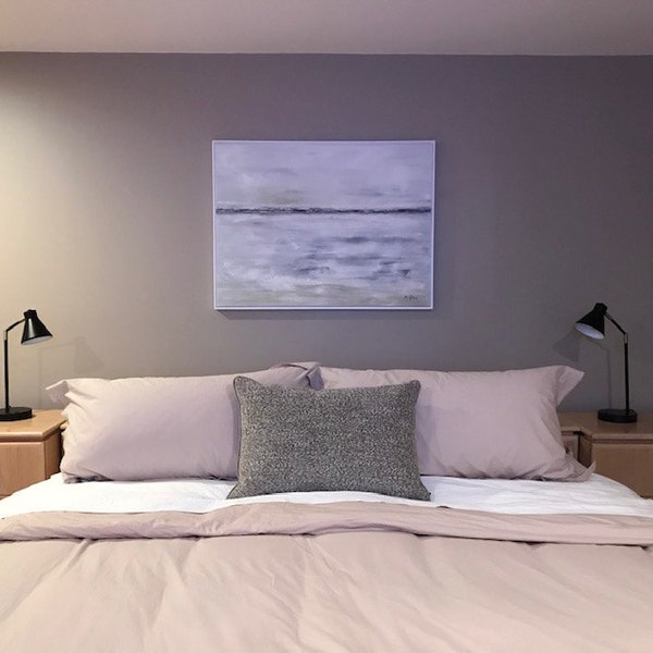 Gray Abstract Painting Large Contemporary Art Oil Painting Original ...