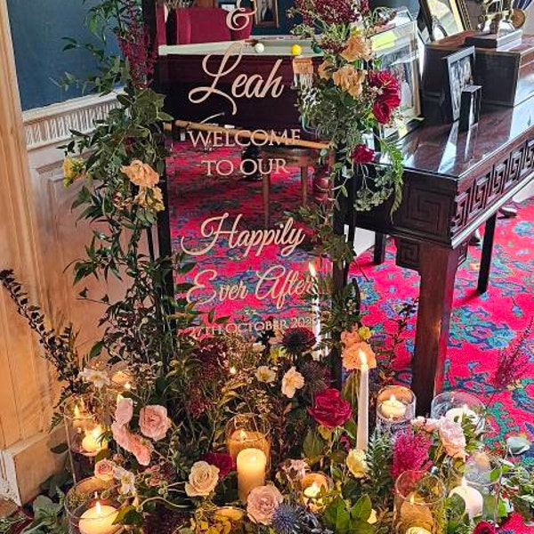 40 & Fabulous Birthday Vinyl Floor Decal Sticker Personlaised Party ...