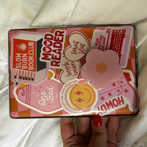 Retro Bookish Sticker Pack Kindle Sticker Vinyl Stickers - Etsy
