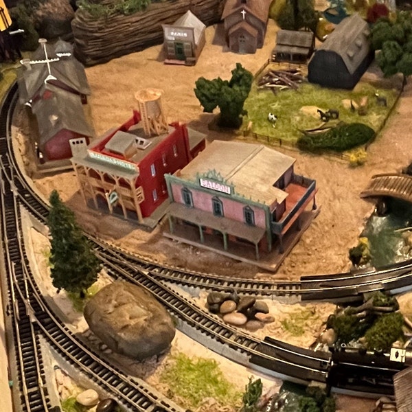 N Scale 3D Printed Model Old Wild West Building Kit-saloon- Kit With ...