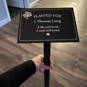 Personalized Tree Tag for a Large Tree Big Tree Plaque | Etsy