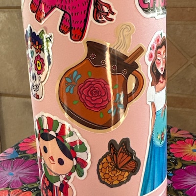 Cantaritos De Bebida Jarrito De Barro Mexican Sticker Cultura Mexicana ...