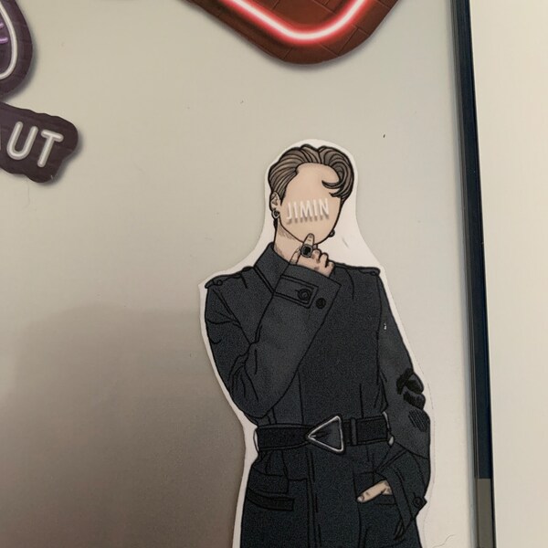 BTS Stickers | Jungkook | JK | Matte Sticker | Decals - Etsy