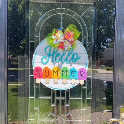 TEMPLATE: Flamingo Pool Float Sign Door Hanger Download - Etsy
