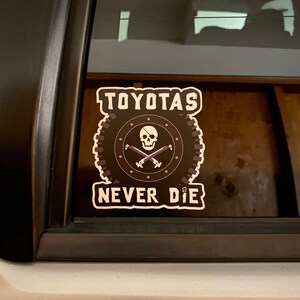 Toyota Retro Vintage Decal Sticker Round 4 Inch 3 Stripe - Etsy