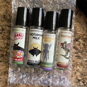 Mothman Milk Roll on Perfume Oil / Cryptid Perfume, Weird Funky Unique ...