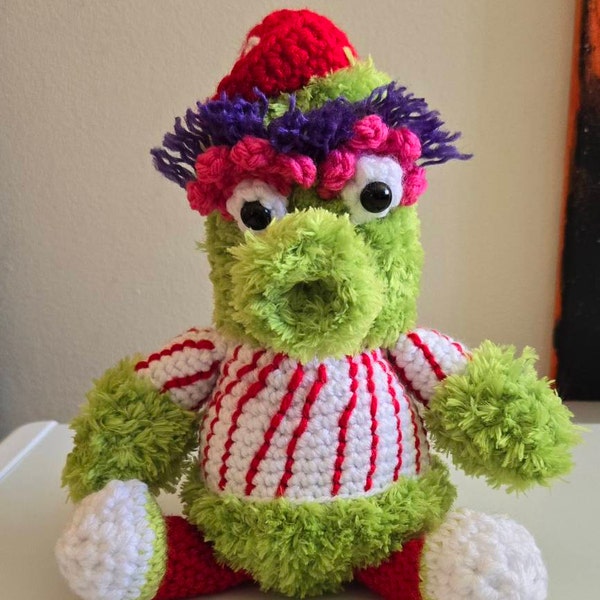 Philadelphia Phillies Phanatic Inspired - Learn How to Crochet ...