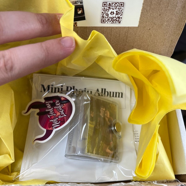 Tiny Mini Small Photo Album Keychain (includes Personalized Photos ...