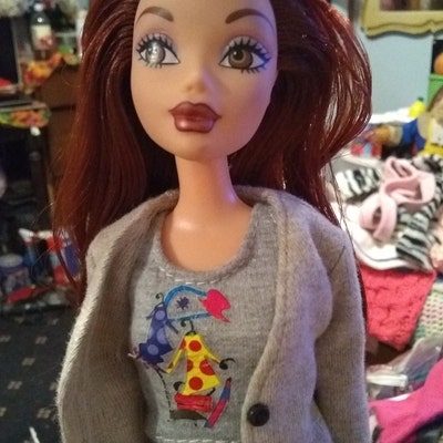 Mattel Barbie My Scene Doll Kennedy in Bebop Hat Animal Print Jacket ...