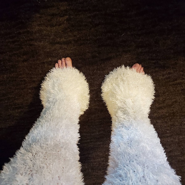 Hot Pink Magic Fuzzy Pants Furry Stretchy Animal Legs Flower Furry ...