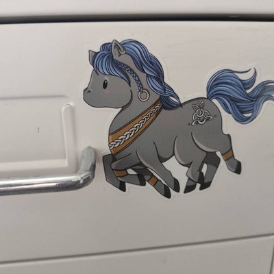 Sleipnir Glossy Vinyl Sticker Cute Norse Mythology Viking - Etsy UK