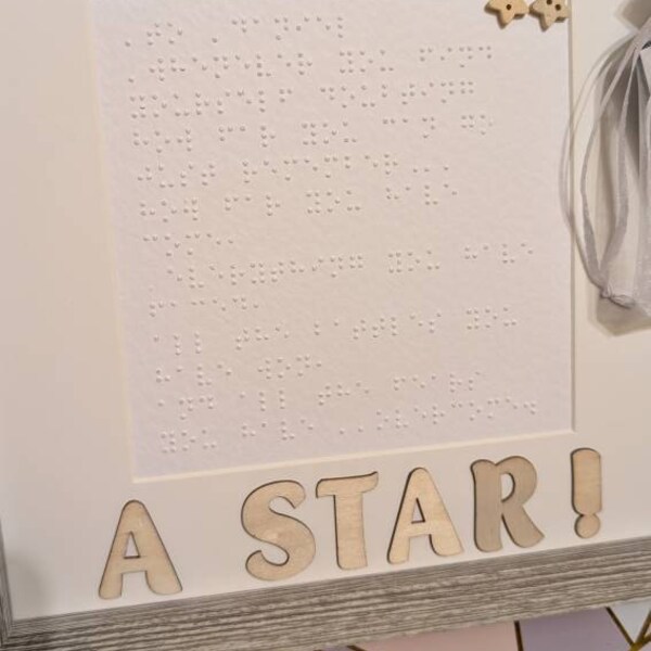 Braille Football Birthday Card. Braille Sports Card. Father's Day ...