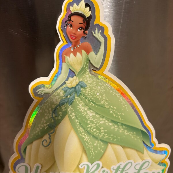 Princess Tiana Cake Topper - Etsy