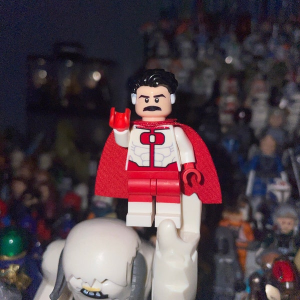 Lego Custom Invincible Comics Omni Man Nolan Grayson Minifigure - Etsy