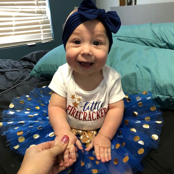 Little Firecracker, 4th of July Outfit, 4th of July Outfit Baby Girl ...