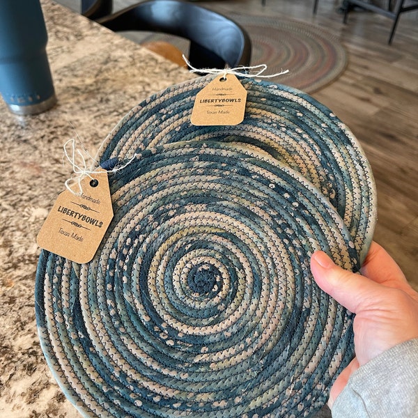 Batik Fabric Rope Trivet - Etsy
