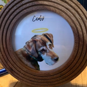 In Memory of Dog Portrait From Photo DIGITAL DOWNLOAD Pet Memorial Gift ...