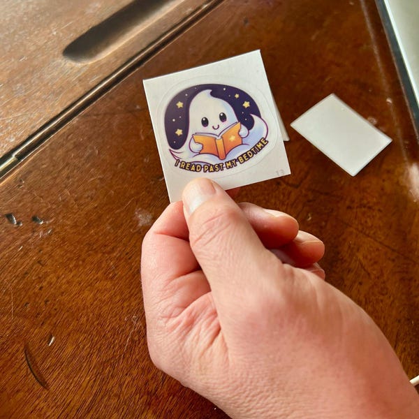 Ghost Reading Sticker "how to Haunt Your Enemies" - Spooky & Decorative ...