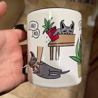 Custom Tabby Cat Diagram Mug Personalized Tabby Cat Mug Funny Gift for ...