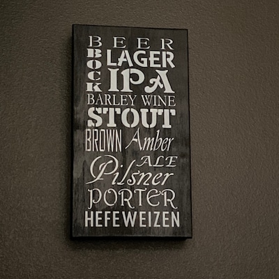 Beverages Mini Gun Storage Sign - Etsy