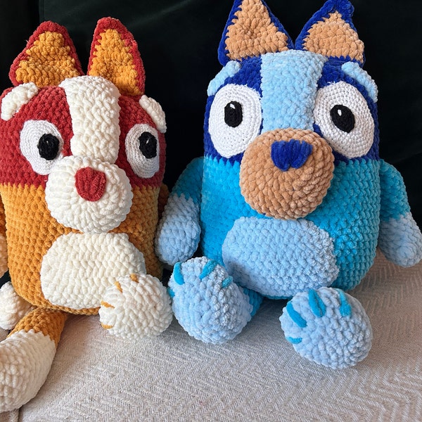 XL Heeler Plush Toys PDF Crochet Pattern - Etsy
