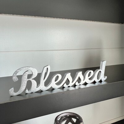Custom Laser Cut Stand up or Hanging Sign Classic Script Unfinished - Etsy