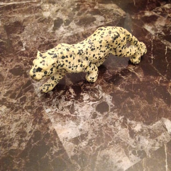 4.4" Natural Crystal Quartz,hand Carved Leopard ,crystal Leopard Skull ...