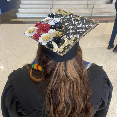 Custom Graduation Cap Topper Personalized Grad Cap Senior Class of Gift ...