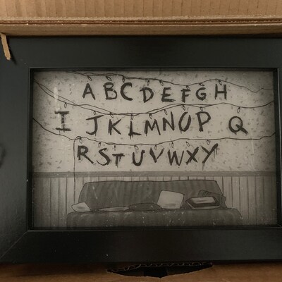 Stranger Things Decor Stranger Things Shadow Box Halloween Decor ...