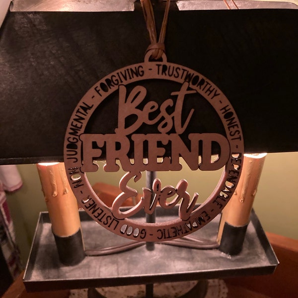 Friend Ornament Svg, Best Friend Ever Digital File, Gift for Best ...