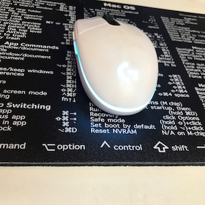 Excel for Mac Cheat Sheet Reference Guide Shortcut Sticker Black Vinyl ...