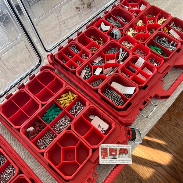 Packout Custom Small Bin Dividers - 4 Options - Etsy