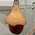 Gourd Birdhouse, Knobby Gourd, Hand Painted Apple Top Red Gourd ...